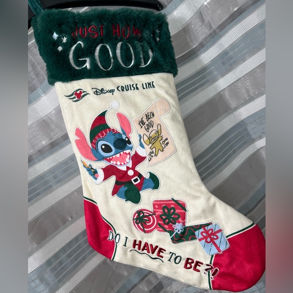 Disney | Holiday | Disney Cruise Line Lilo And Stitch Holiday Stocking ...
